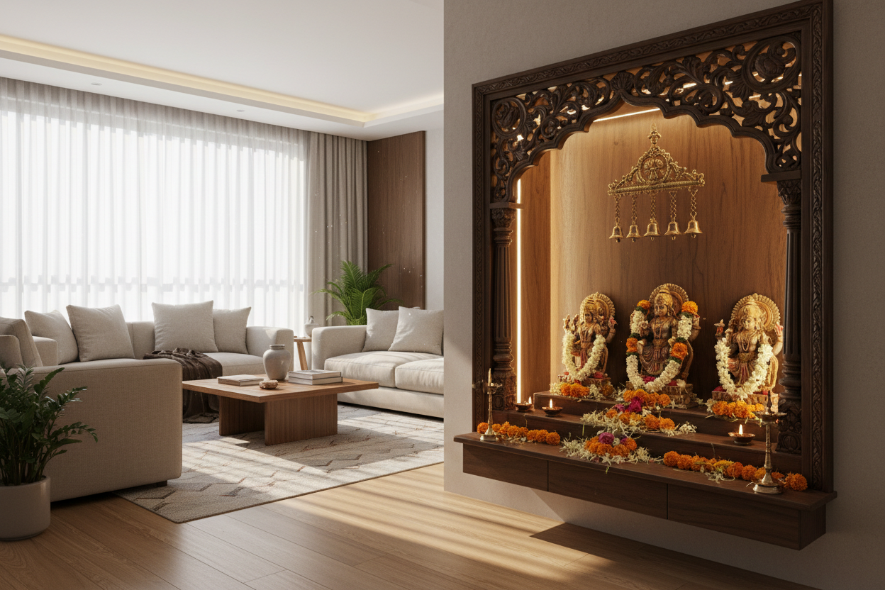 Why Every Modern Indian Home Needs a Fixed Pooja Setup – Pooja Shakti™